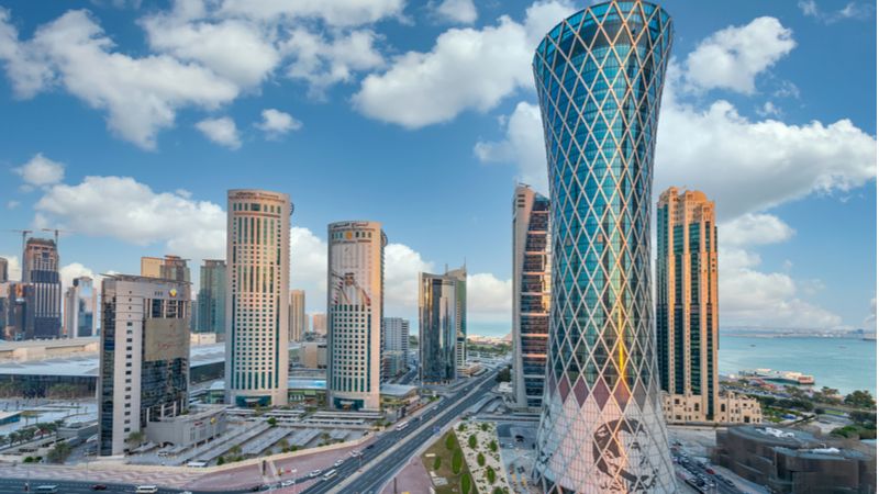 Tornado Tower Qatar: Skyscraper in West Bay District of Doha