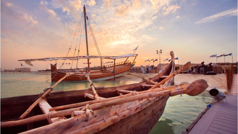 Dhow Harbour: A Popular Spot In The Pearl Trading Hub Of Qatar