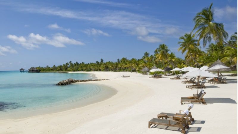 Beaches In Maldives: Crystal Clear Waters In Several Shades Of Blue